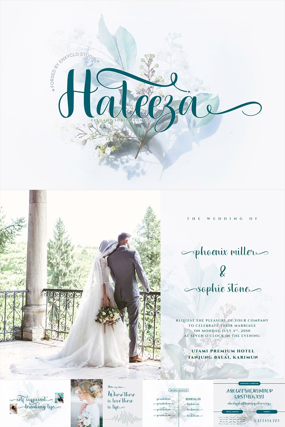 HALEEZA - Elegant Script Font