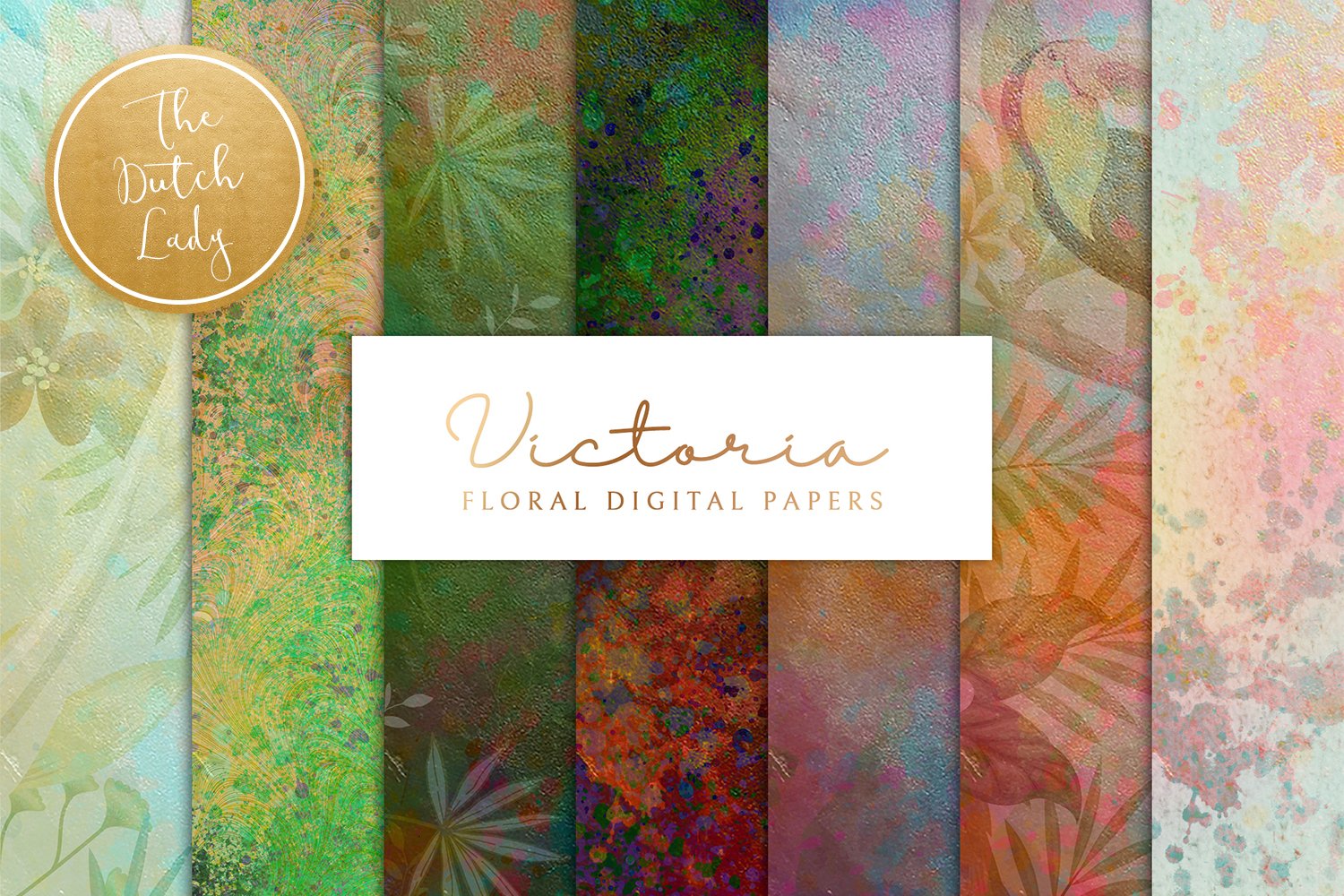 Floral Backgrounds & Paper Designs - Victoria