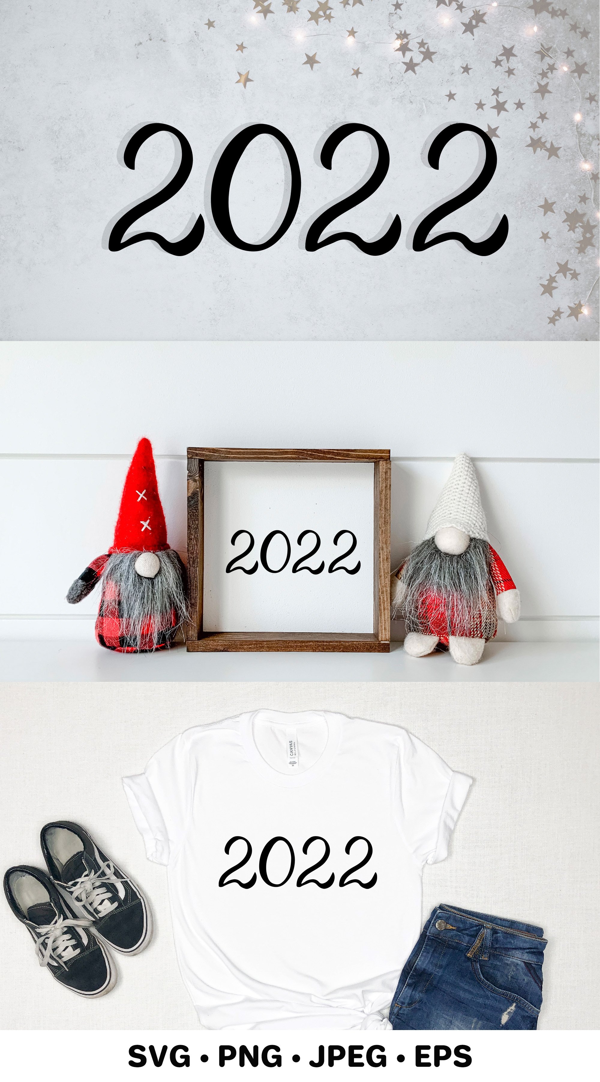 2022 New Year SVG cut file (1738872)
