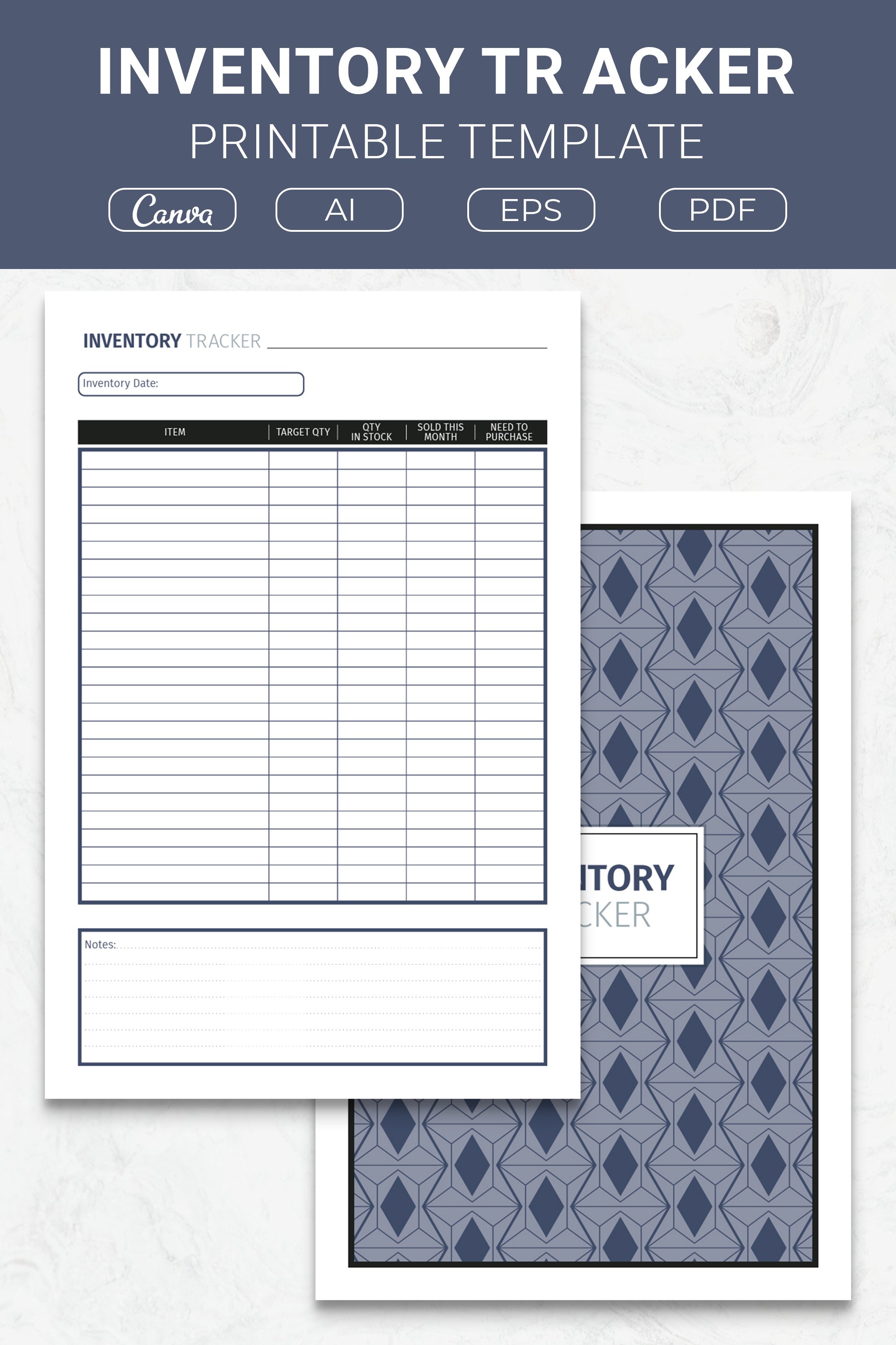 Inventory Tracker Printable Template (2597908)