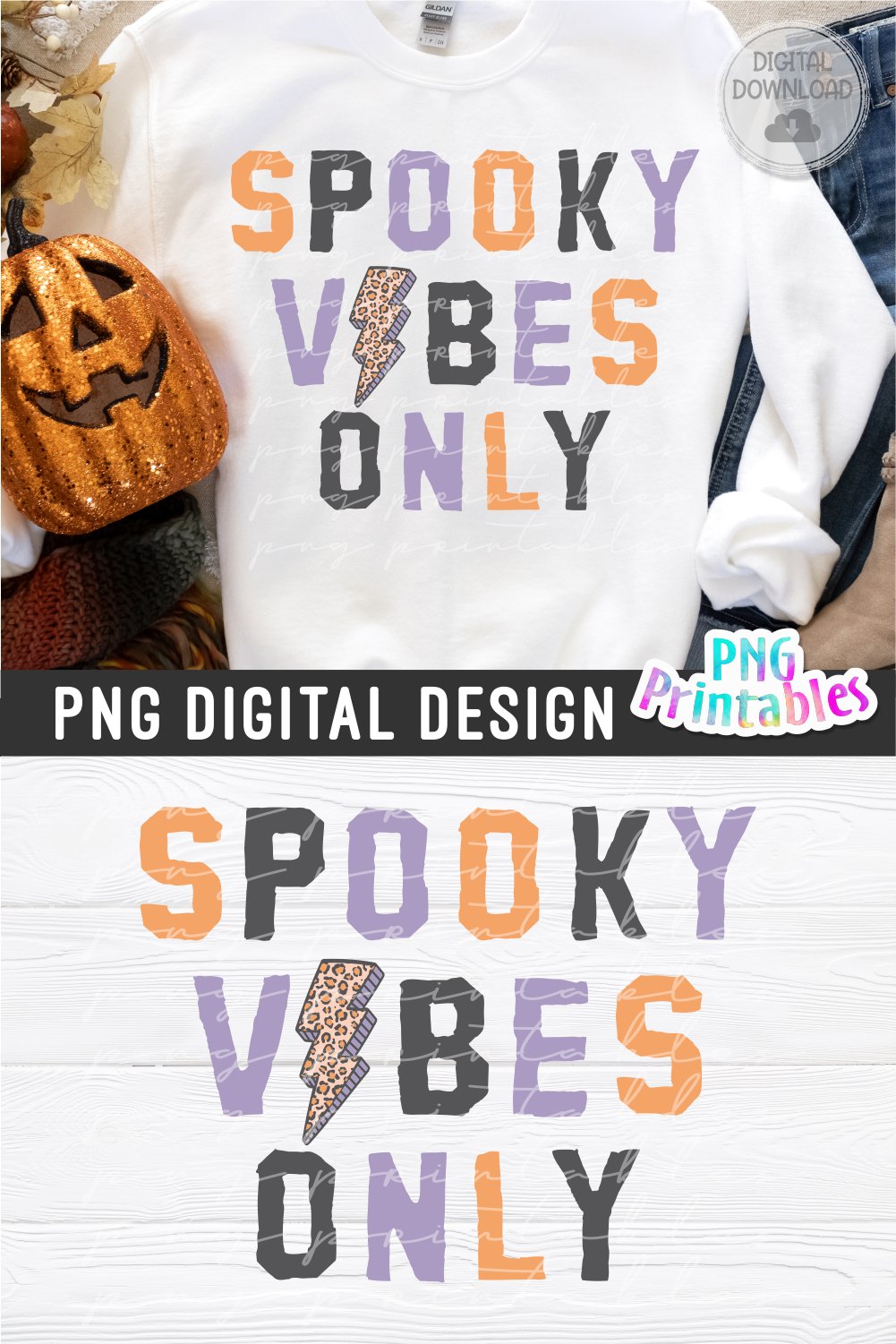 Halloween Sublimation | Spooky Vibes Only