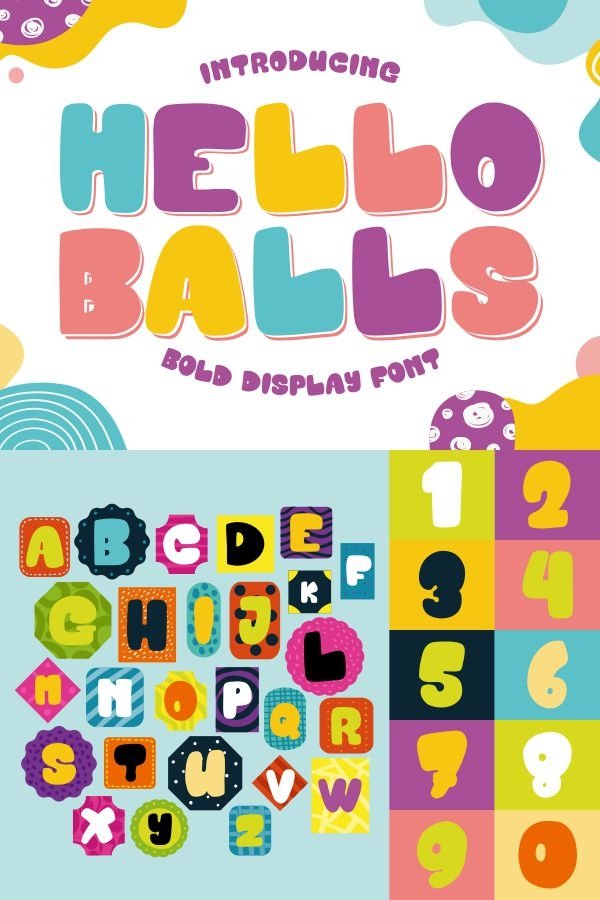 Hello Balls - Bold Font