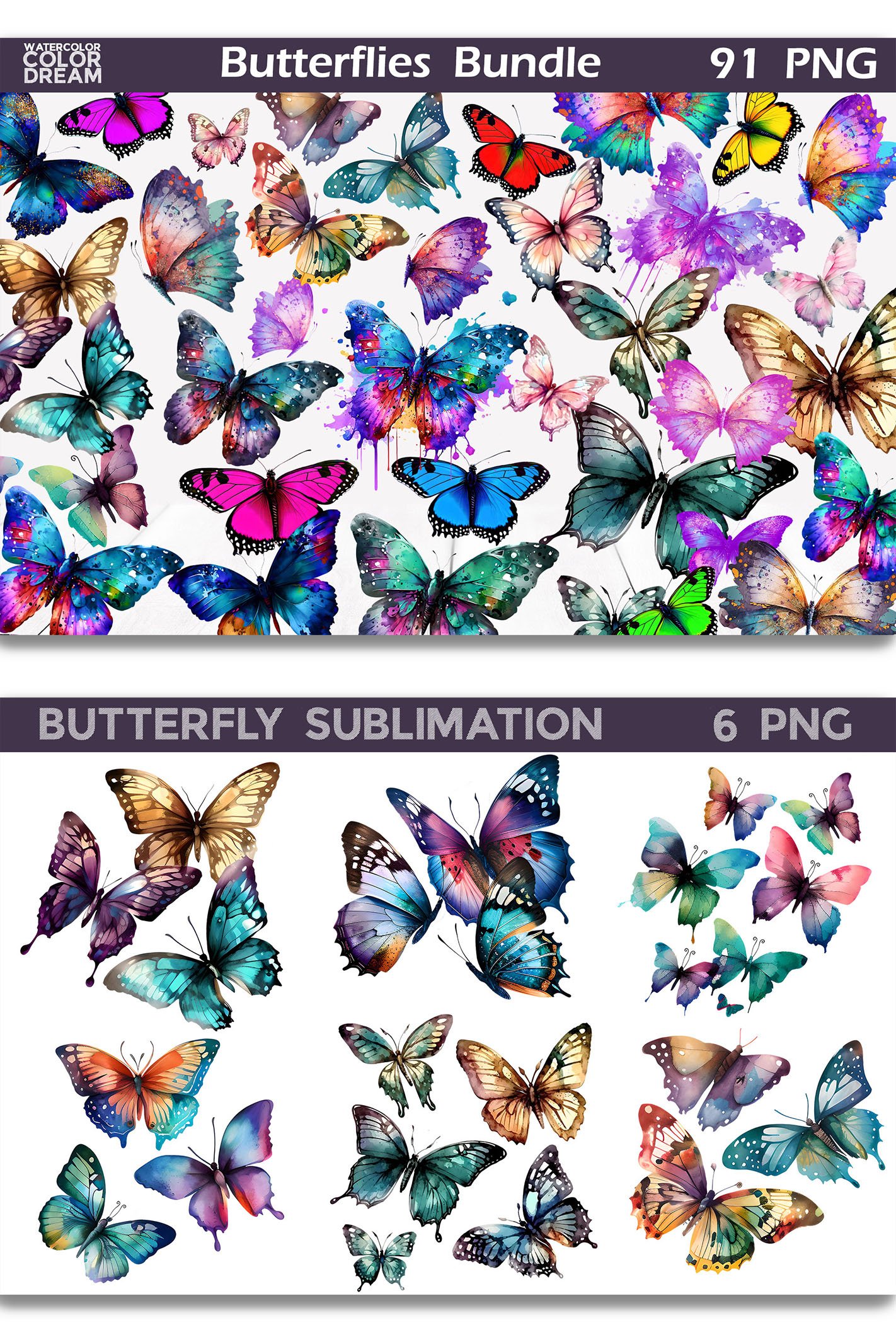 Watercolor Heart Clipart | Heart Valentines Day