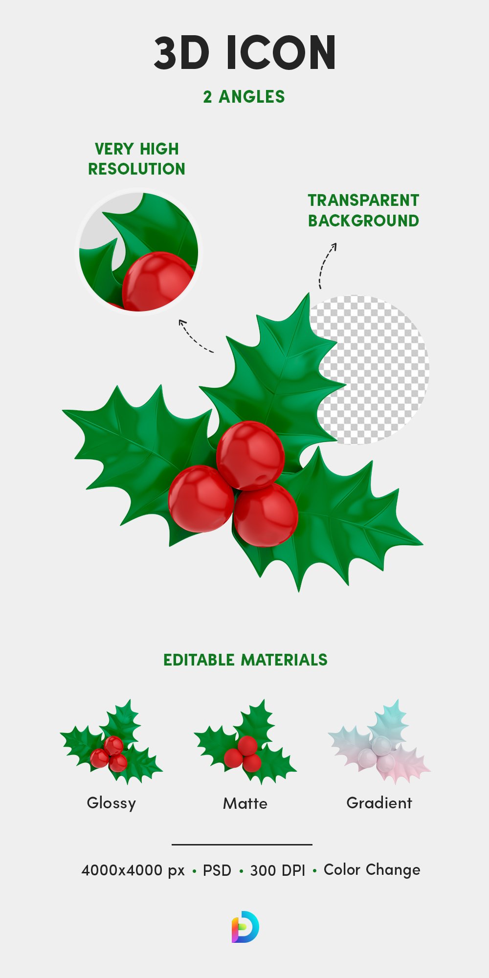 Berries 3d Icon