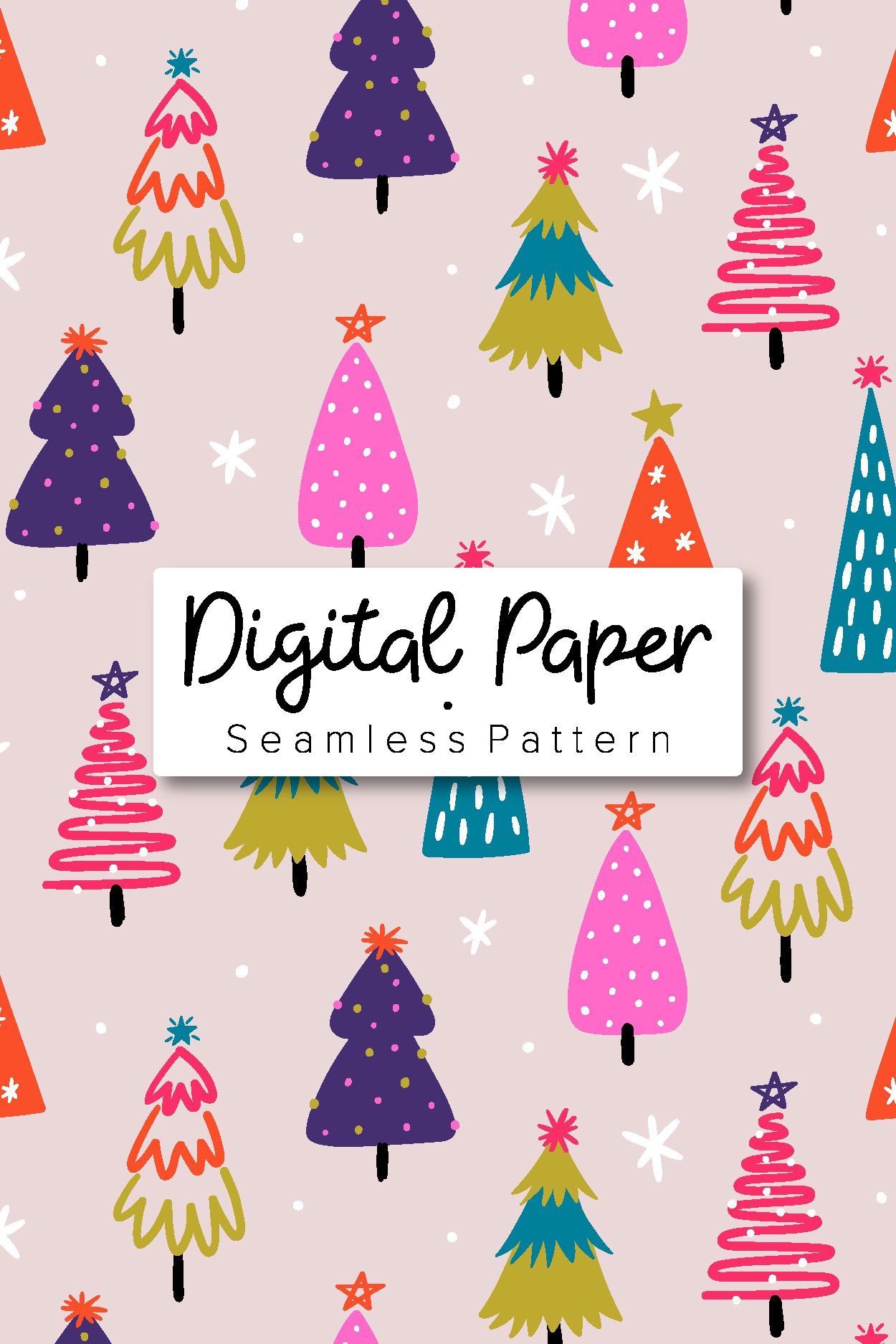 Christmas pattern design. Christmas paper