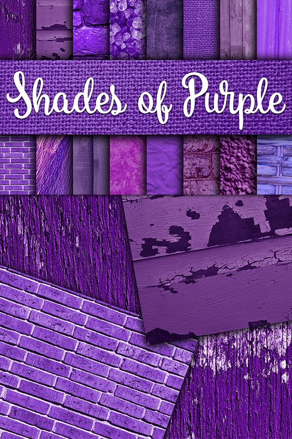 Shades of Purple Digital Paper Textures