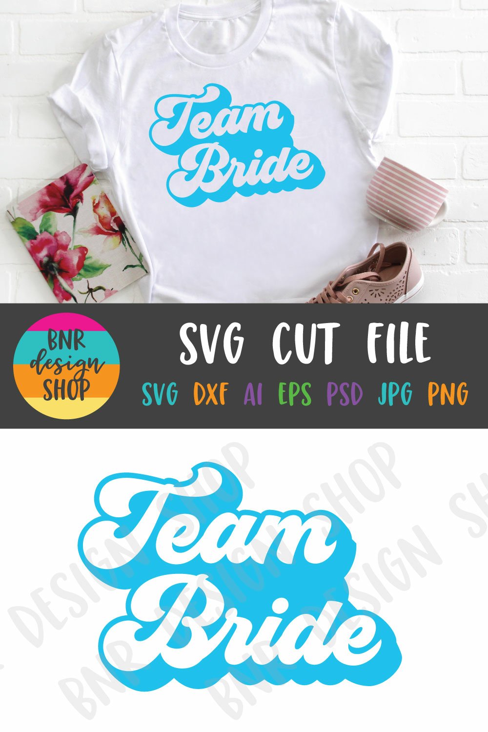 Team Bride SVG, Wedding SVG, SVG File
