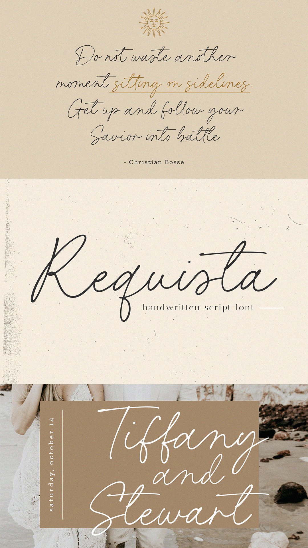 Requista - modern script