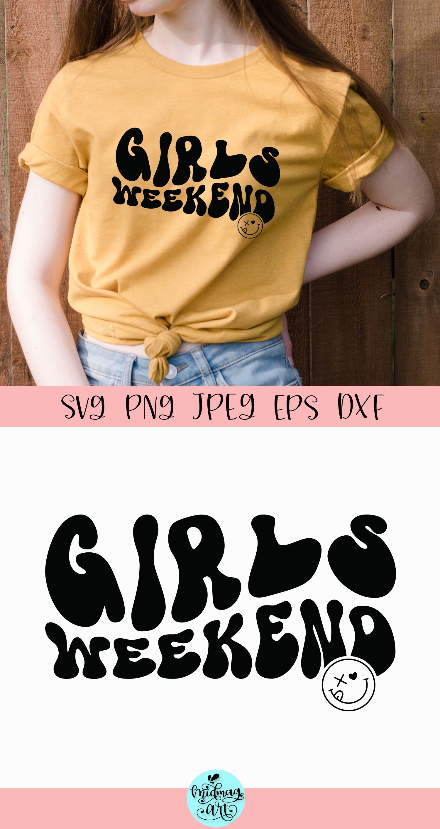 Girls weekend svg, groovy summer svg (1900023)