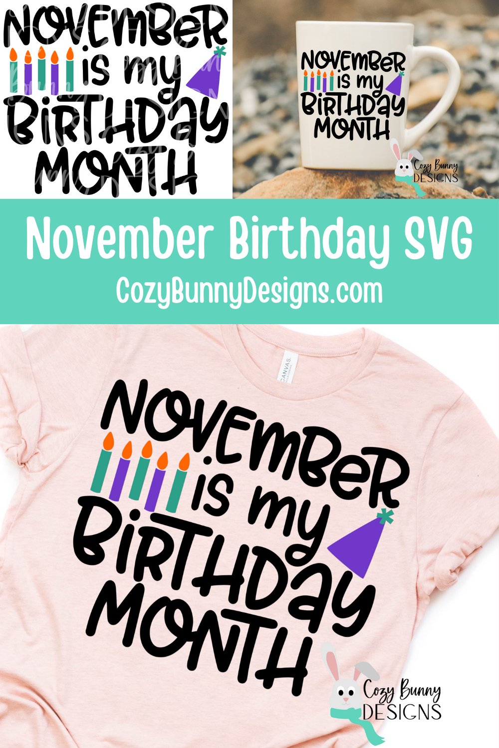 November is my Birthday Month SVG | Birthday SVG