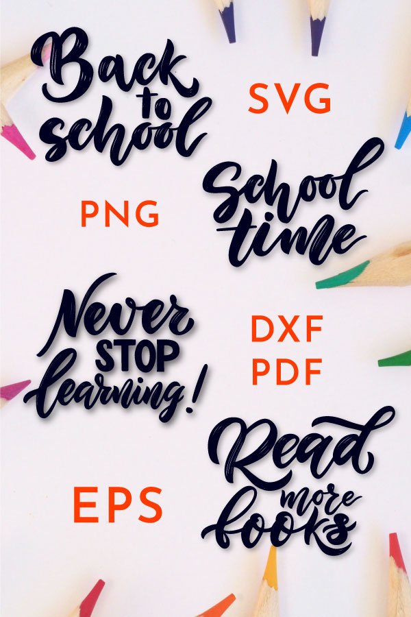 Bundle of motivational quotes. Back to school (802586)