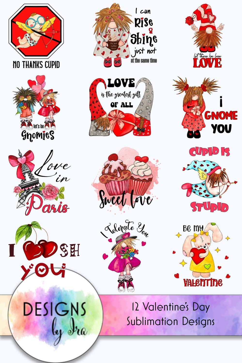 Valentine's Day Sublimation Bundle | Funny Valentine Bundle