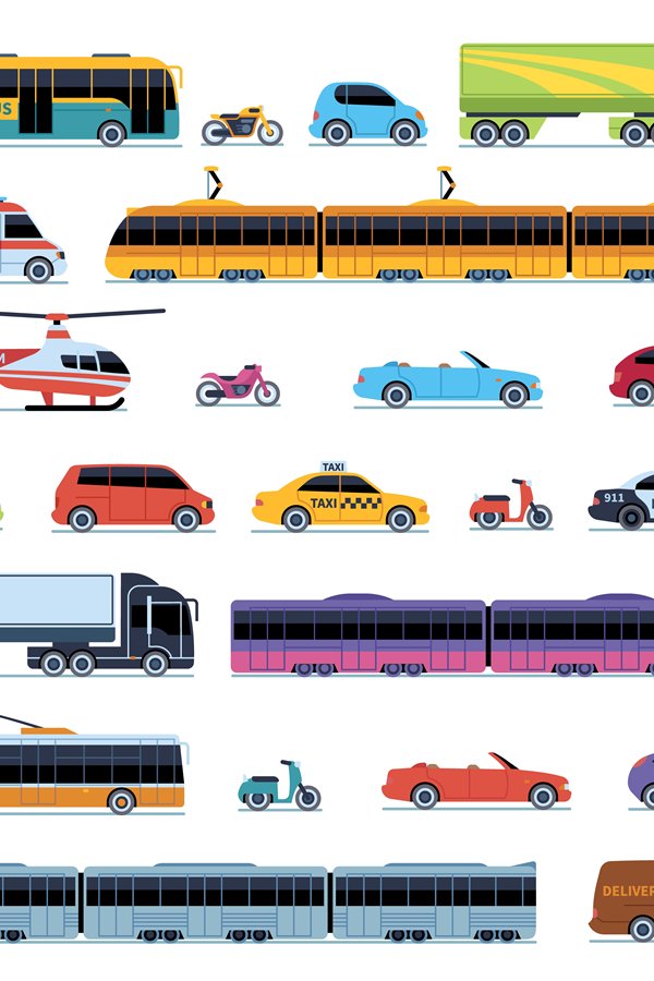 Car collection. Vehicles city transportation. Cars (780934)