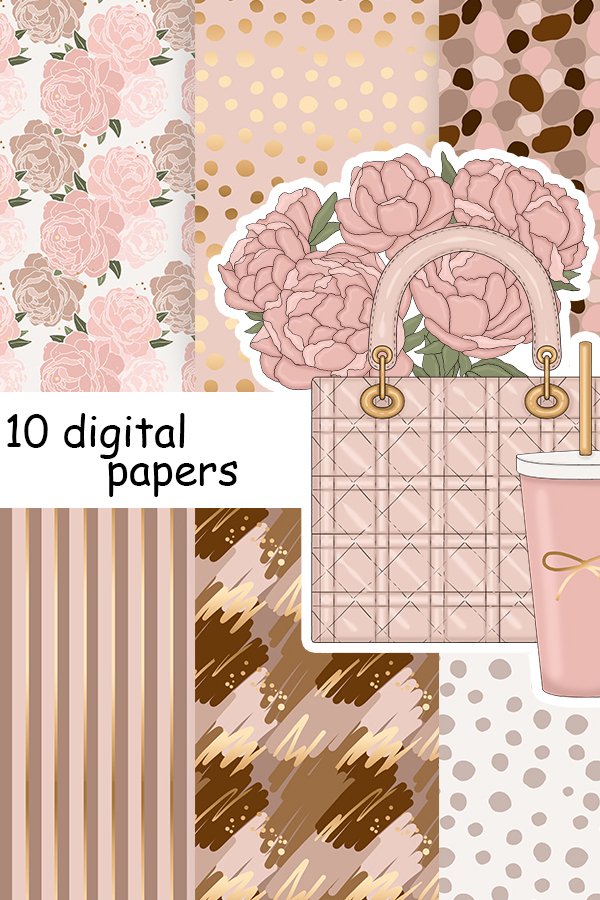 Boss Lady Digital Paper | Girl Boss Background