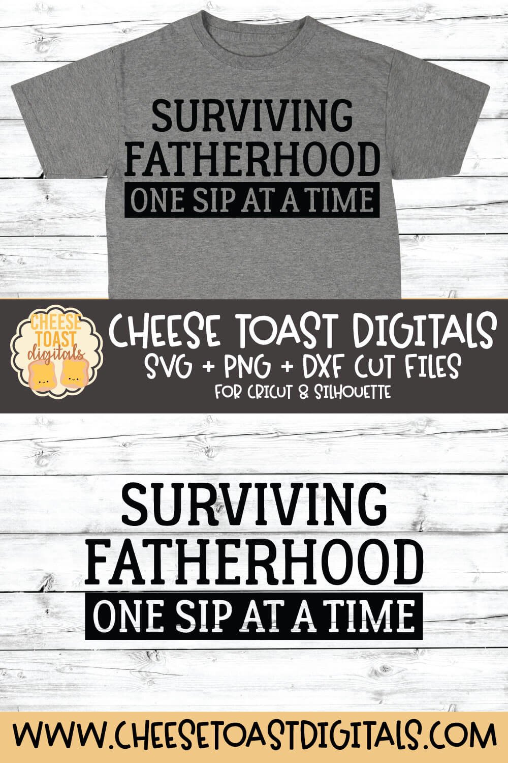 Father's Day SVG | Surviving Fatherhood One Sip At A Time