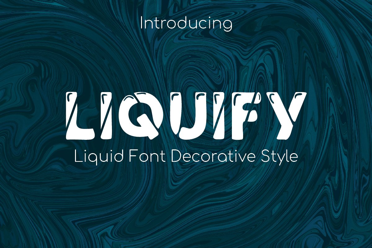 Liquify Font Liquid (694262)