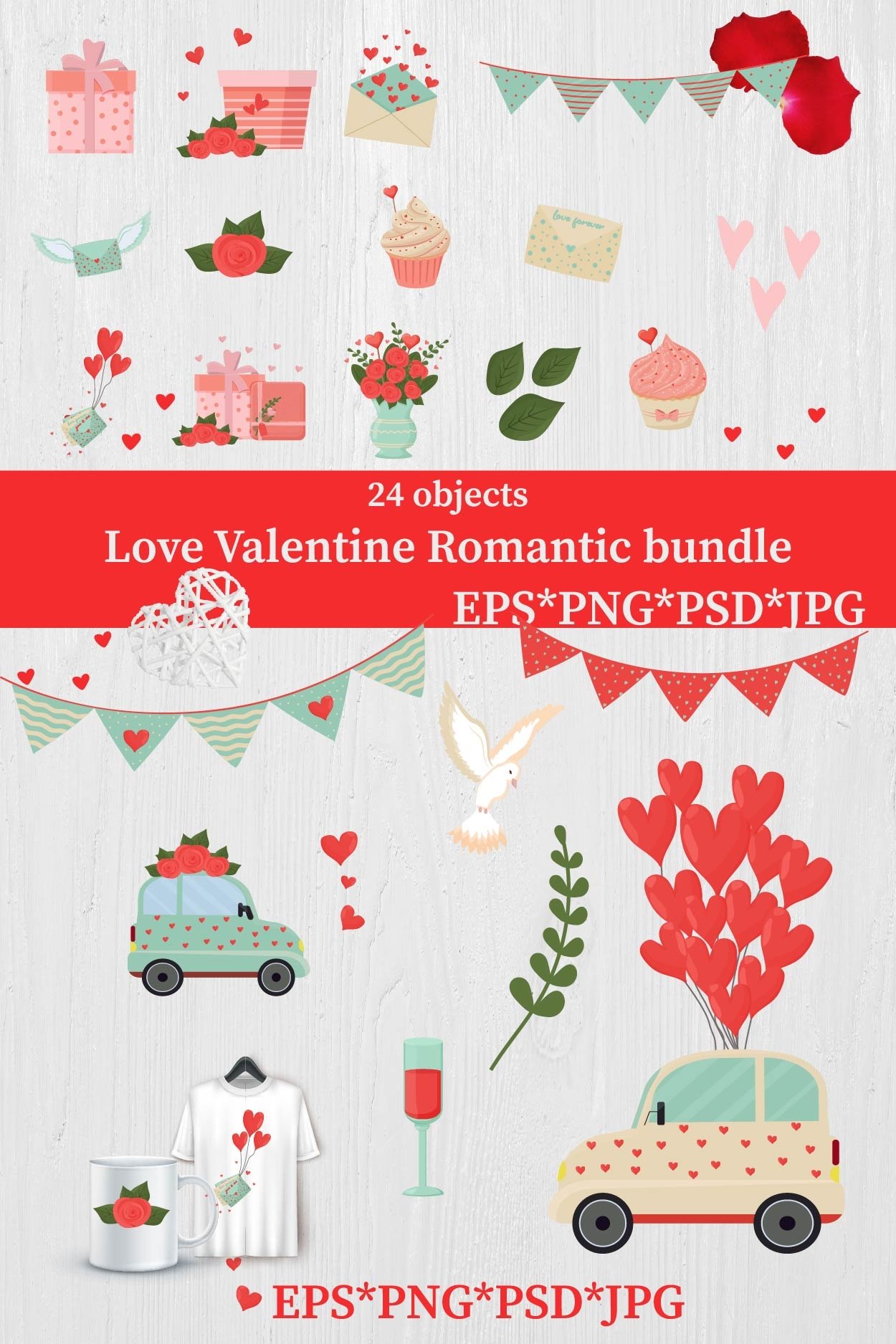 Love Valentine Romantic bundle
