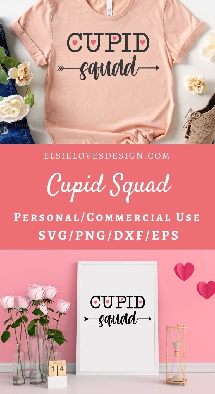 Valentine's Day - Cupid Squad SVG Cut Files