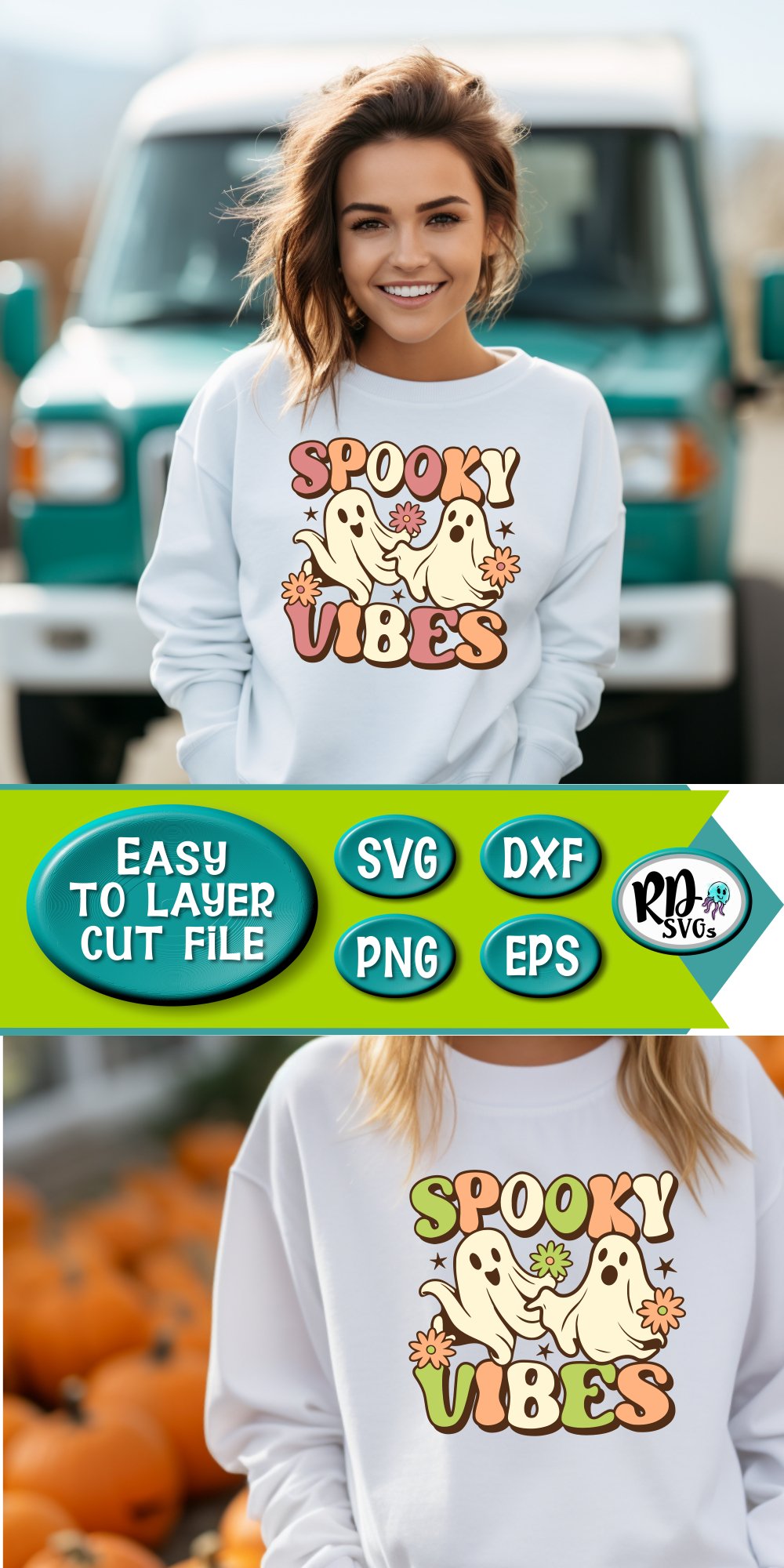 Spooky Season a Retro Halloween Cut File for your Cricut