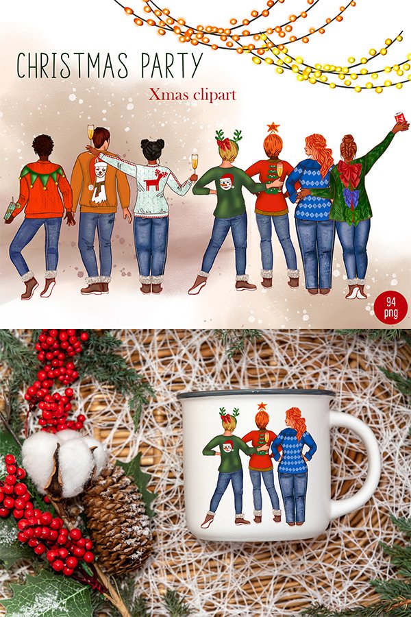 Merry Christmas Clipart Best Friends, xmas clipart