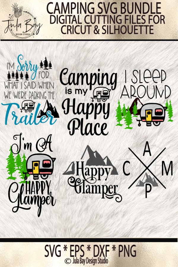 Camping SVG Bundle Trailer Camper PNG Funny Camping Sayings