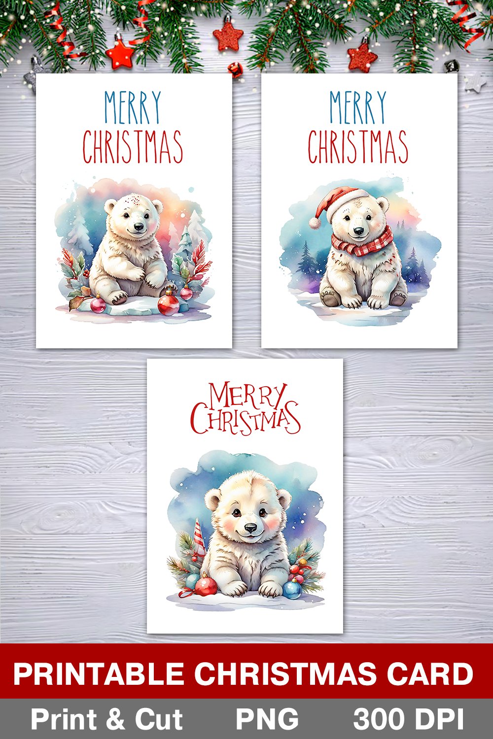 Merry Christmas Card printable