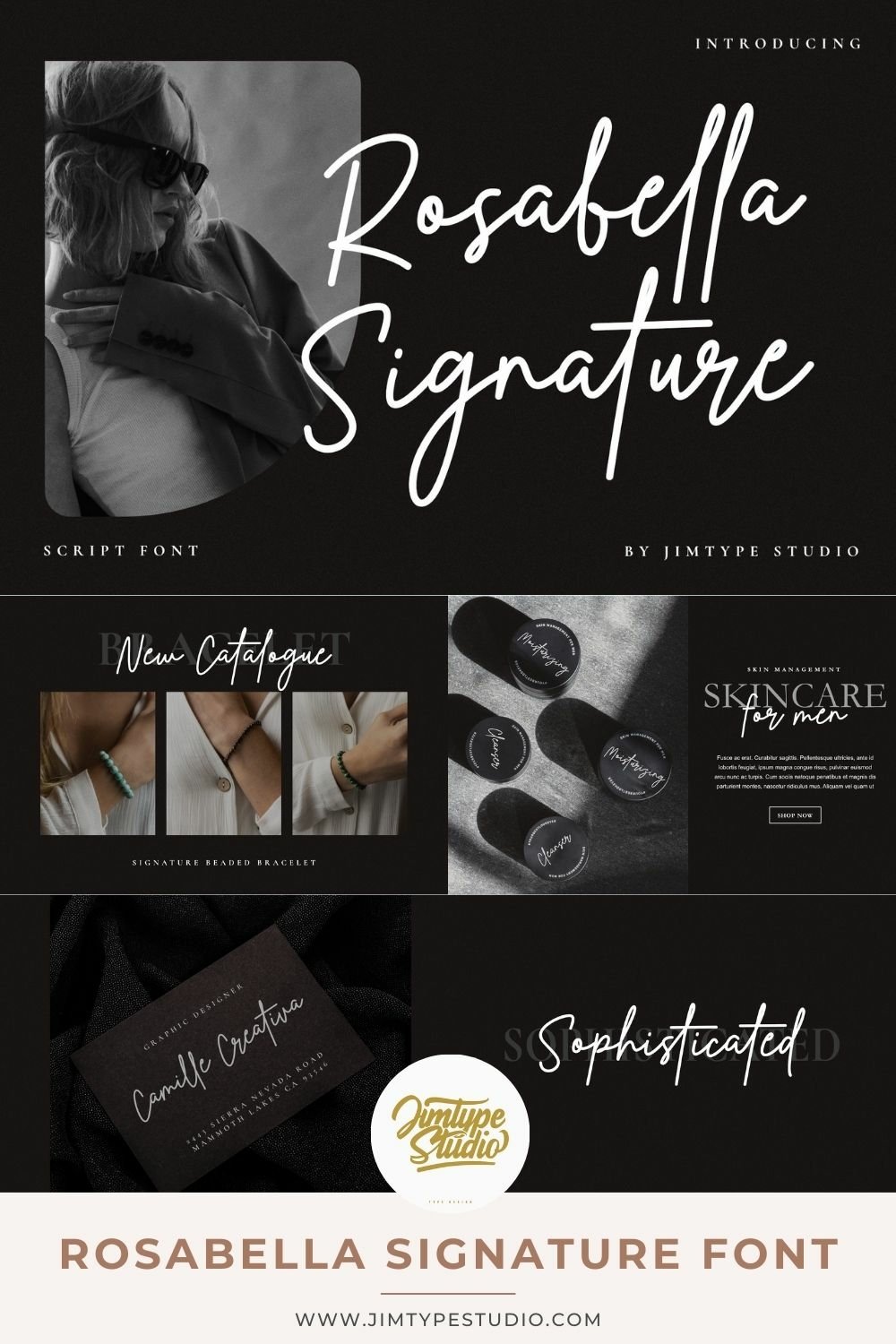 Rosabelle Signature Business Branding Font - Jimtype Studio