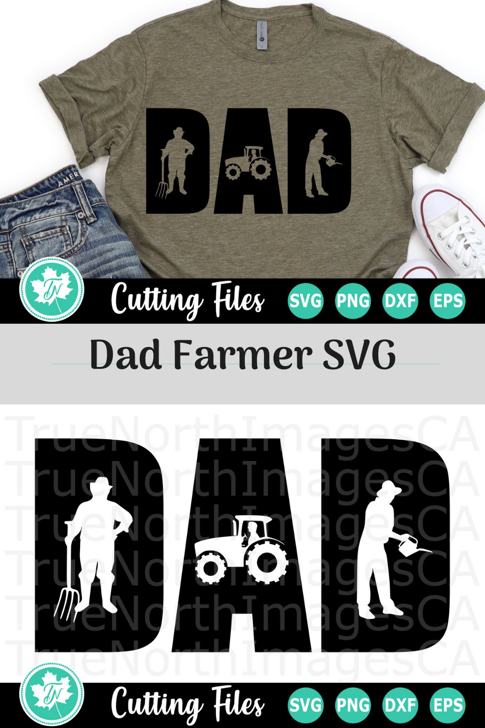 Dad Farmer - A Fathers Day SVG Cut File