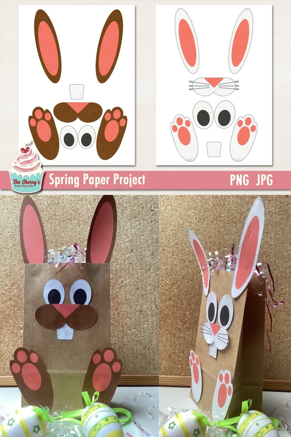 Easter Spring or Any Time Paper Bunny Craft