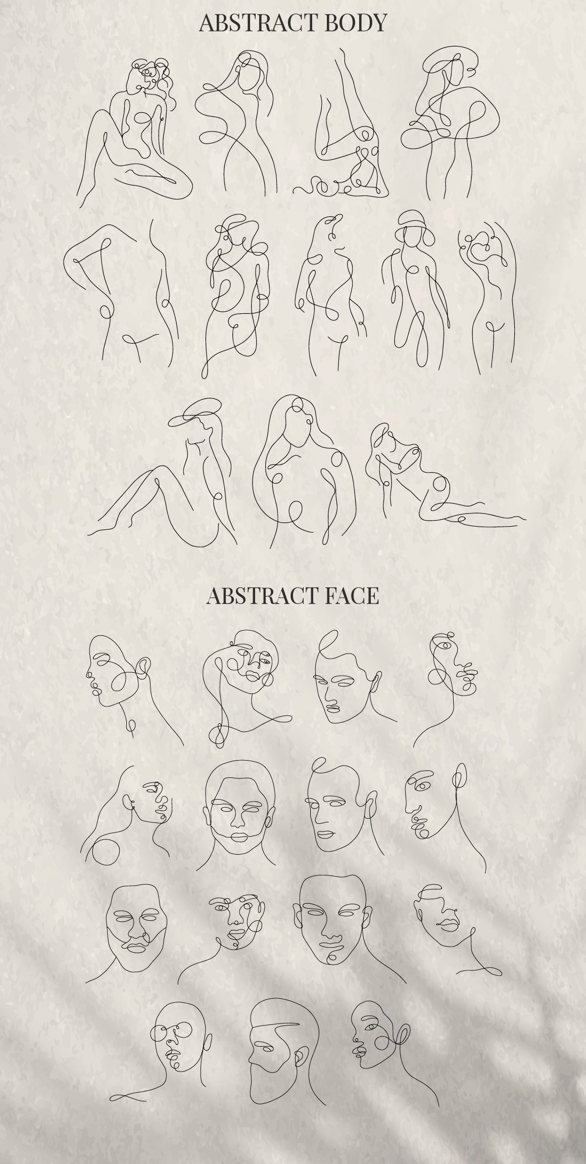 Abstract Line Art Bundle (1336644)