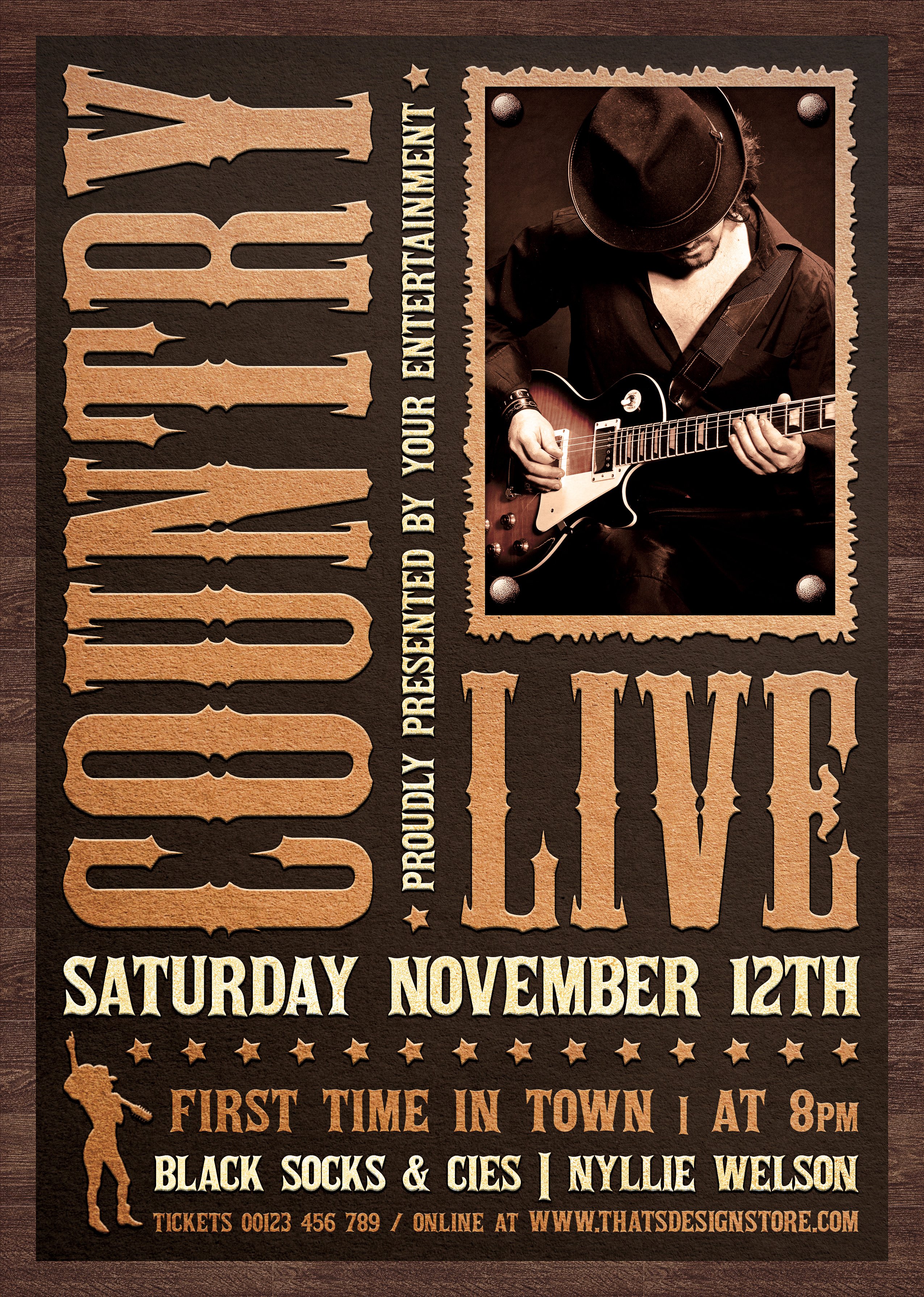 Country Music Flyer Template V5