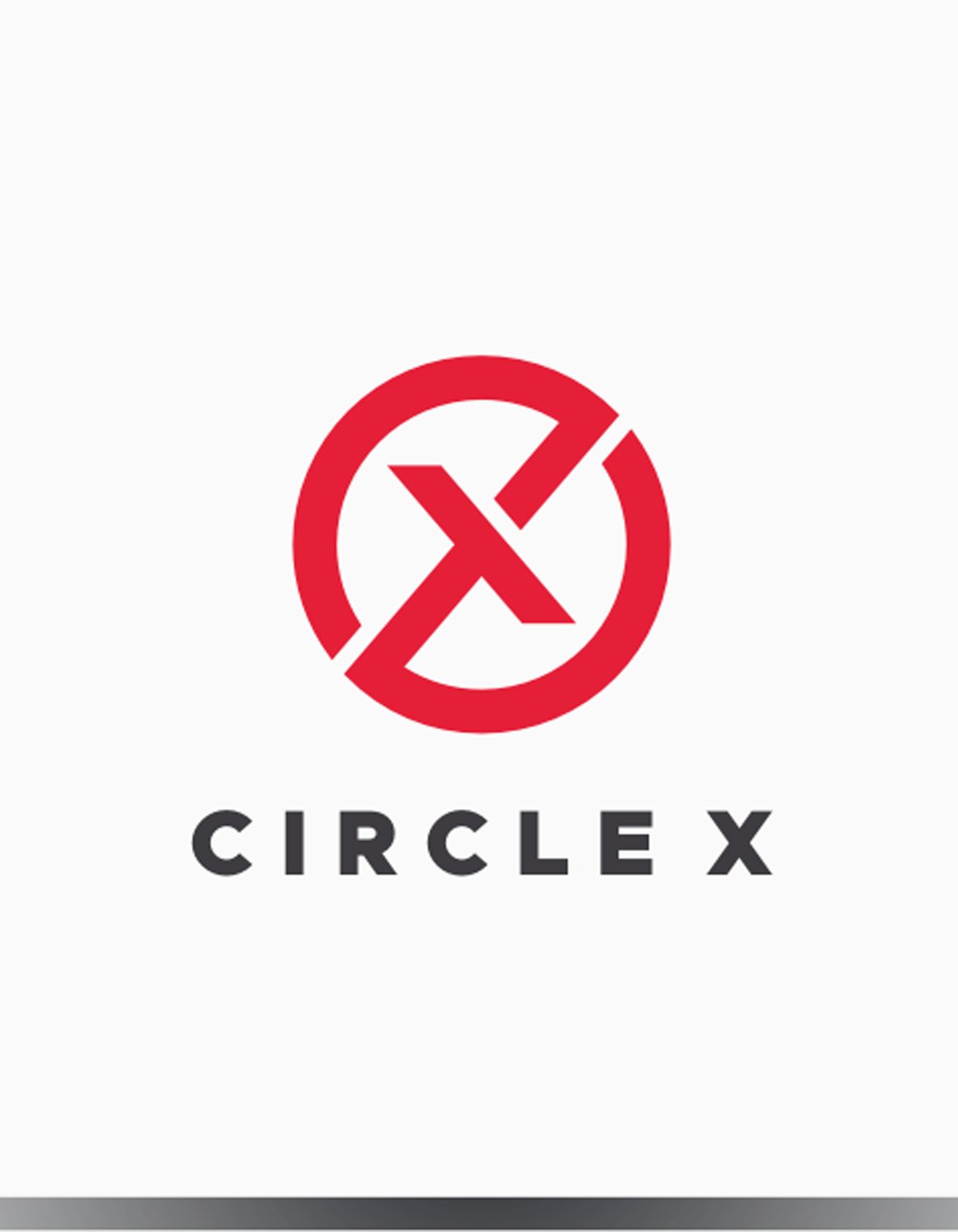 Circle Letter X vector logo design (3153111)