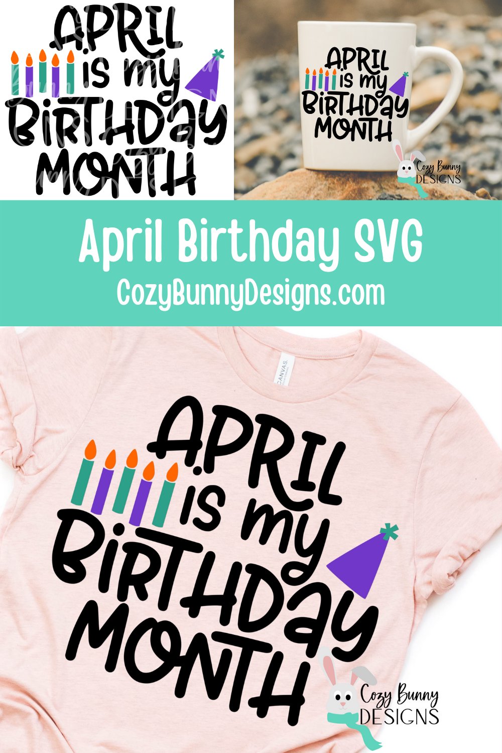 April is my Birthday Month SVG | Birthday SVG