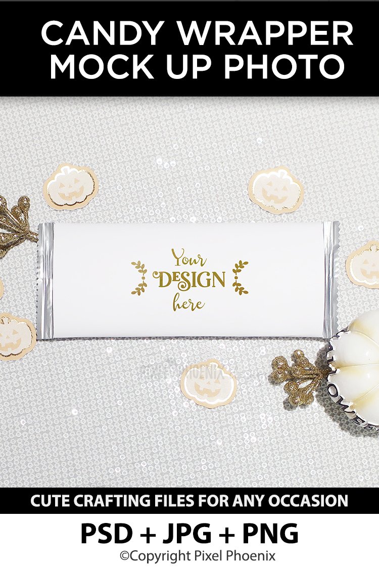Halloween Candy Wrapper, Halloween Mockup
