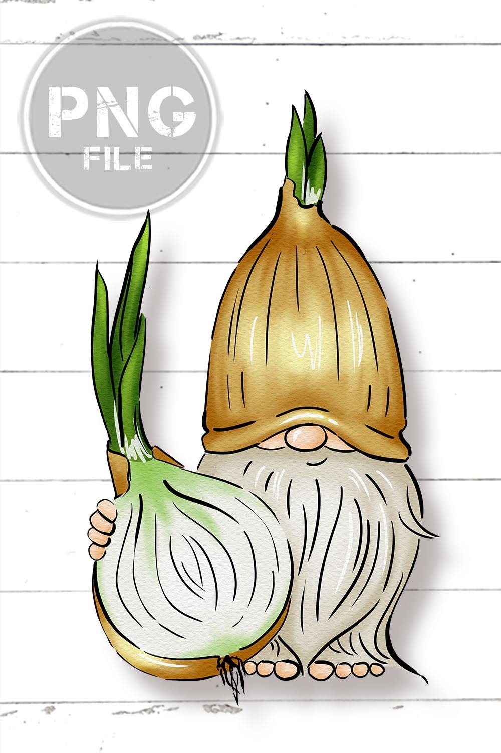 Garden Gnome Clipart Png | Vegetable Illustration