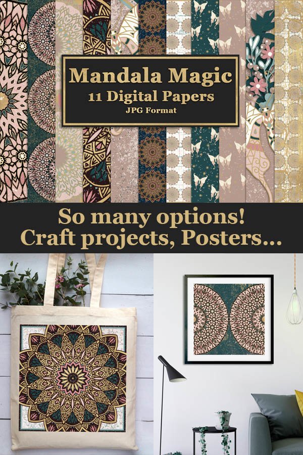 Mandala Magic Digital Papers