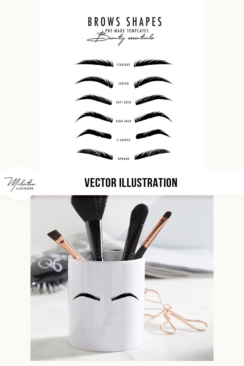 Eyebrows svg, Brow clipart SVG, Makeup png, Brows Clip Art