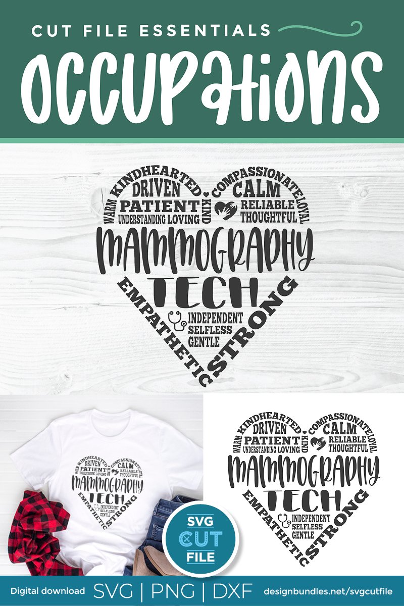 Mammography Tech svg, a mammography technologist (1210117)