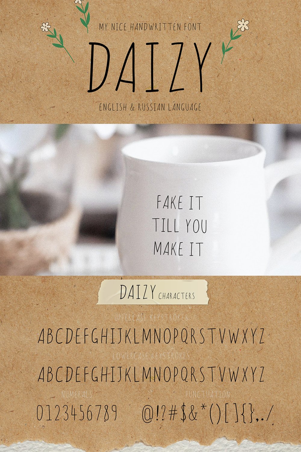 Daizy handwritten font