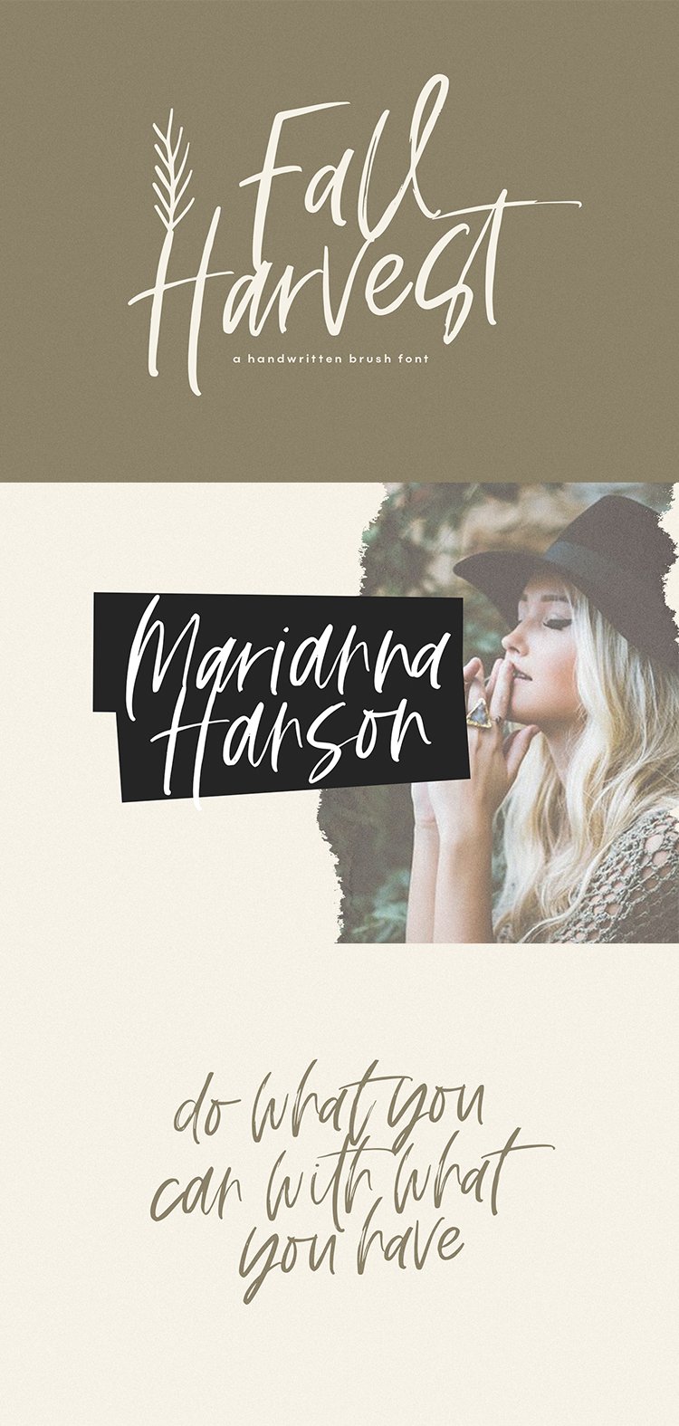 Fall Harvest - A Handwritten Script Font with extras!