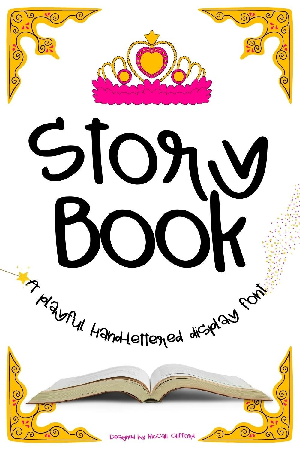 Story Book- Playful Hand-lettered Display Font