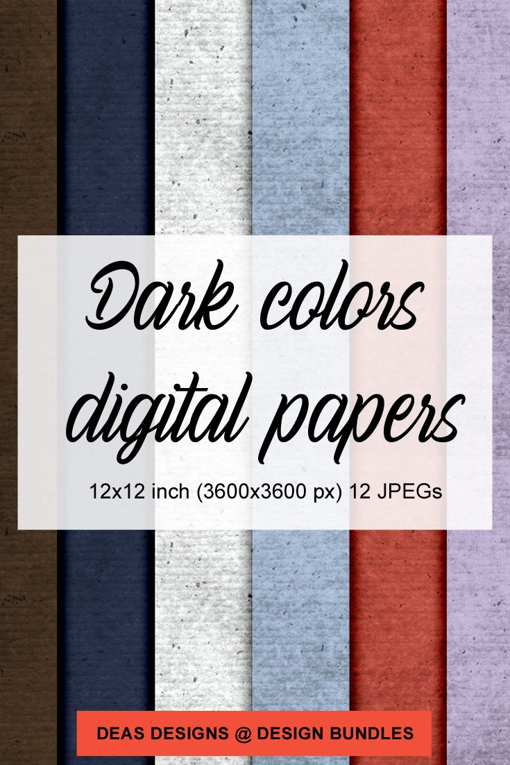 Dark colors papers