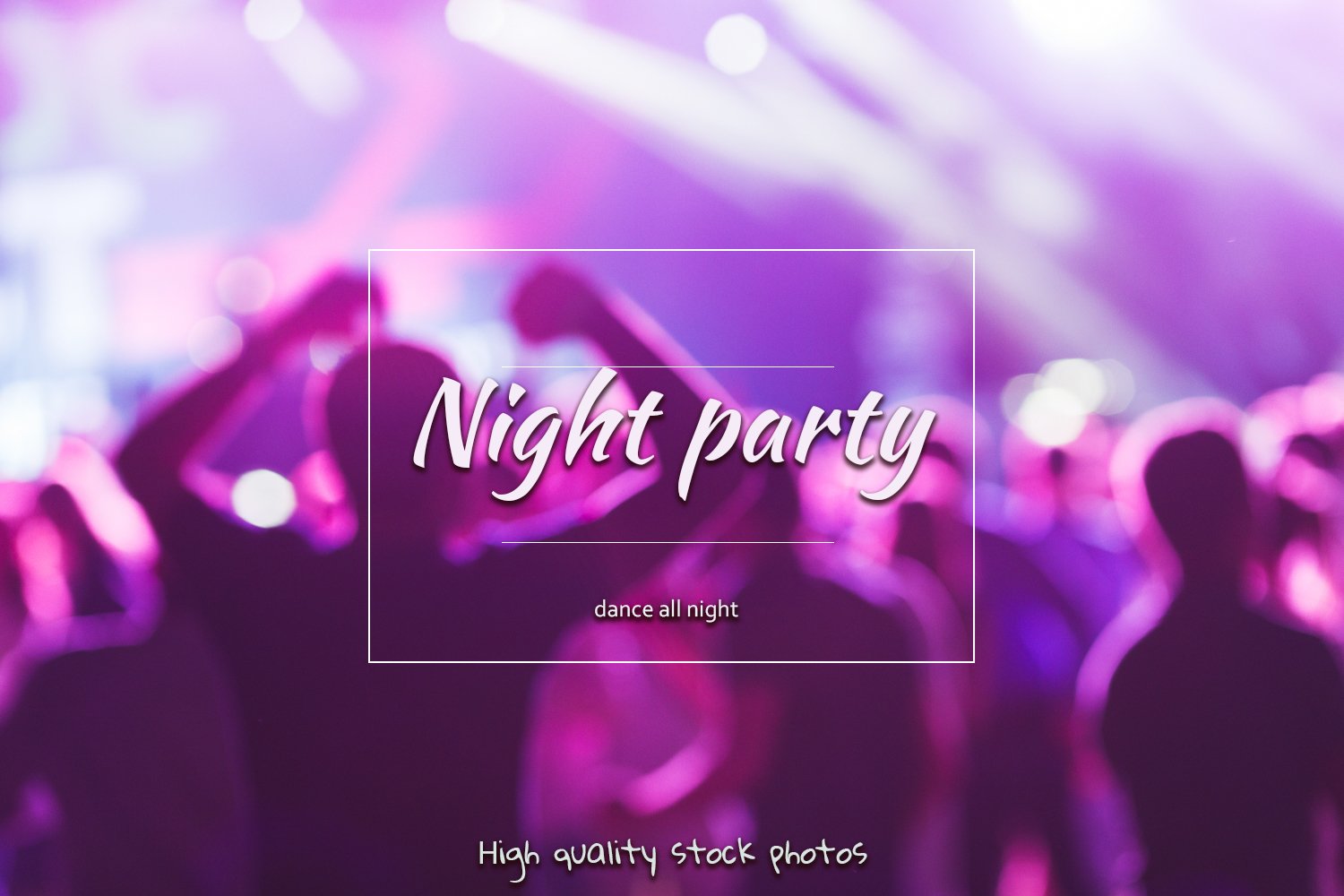 Night party. Dancing young people during (637846)