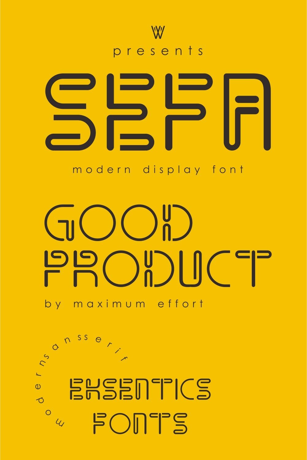 SEFA | Modern Font