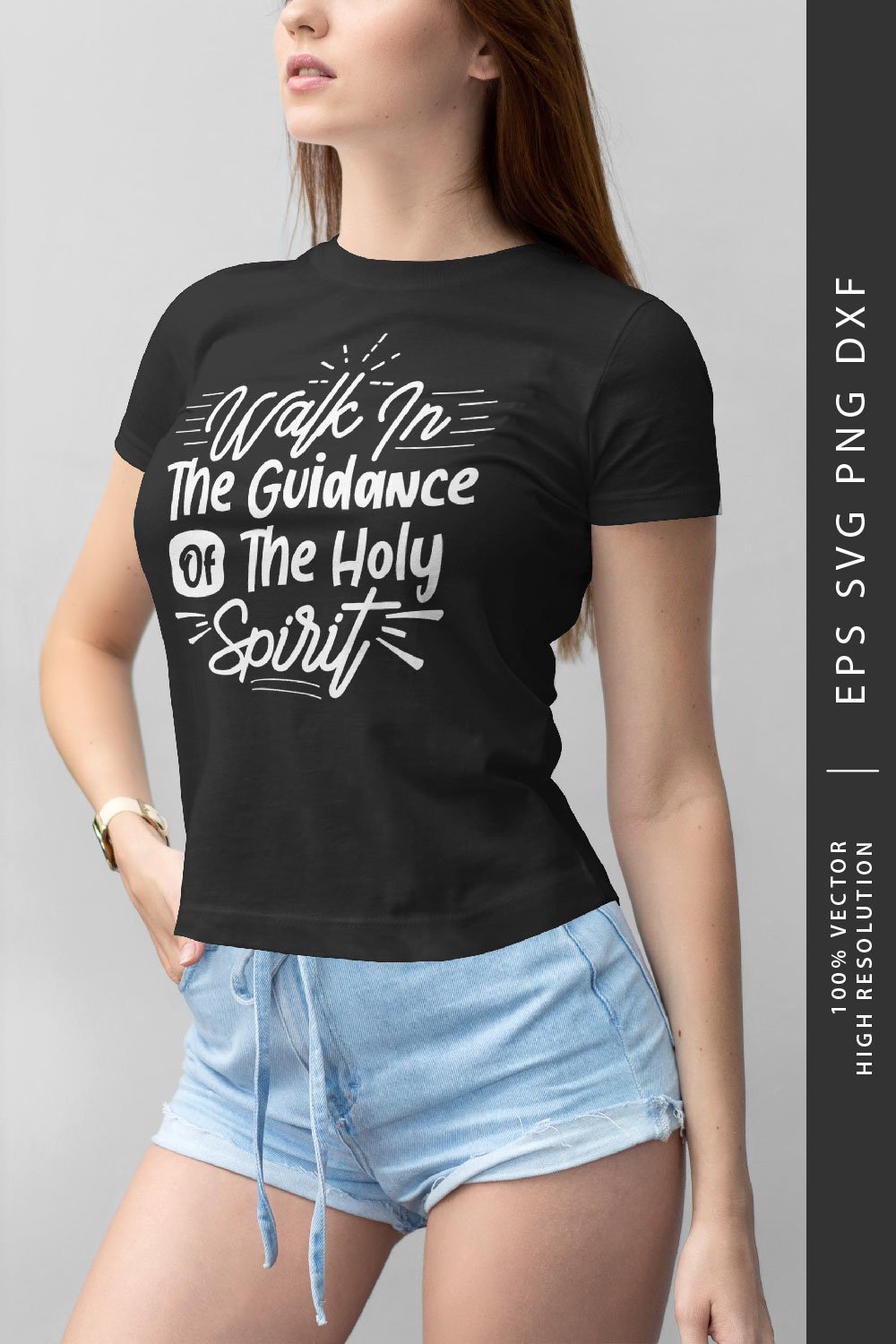 Spiritual Hand Lettering Typography Quotes T shirt Design