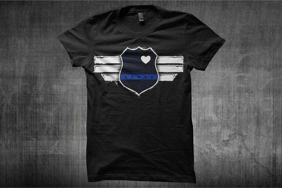 Captain The Blue Officer - American Themes Illustration