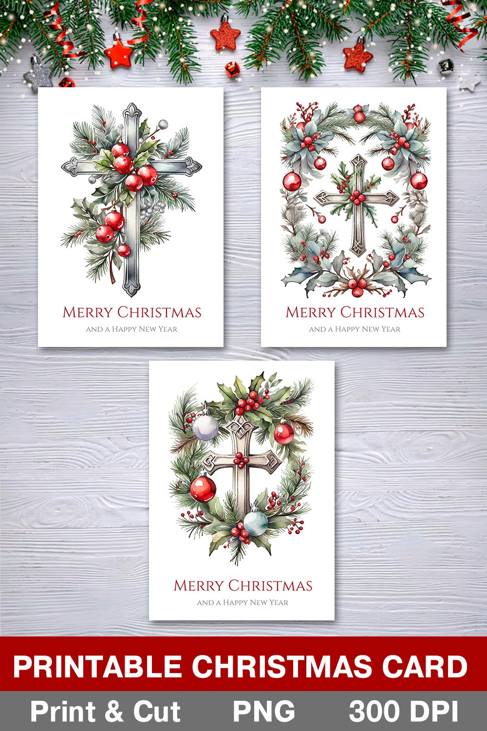 Merry Christmas Card printable