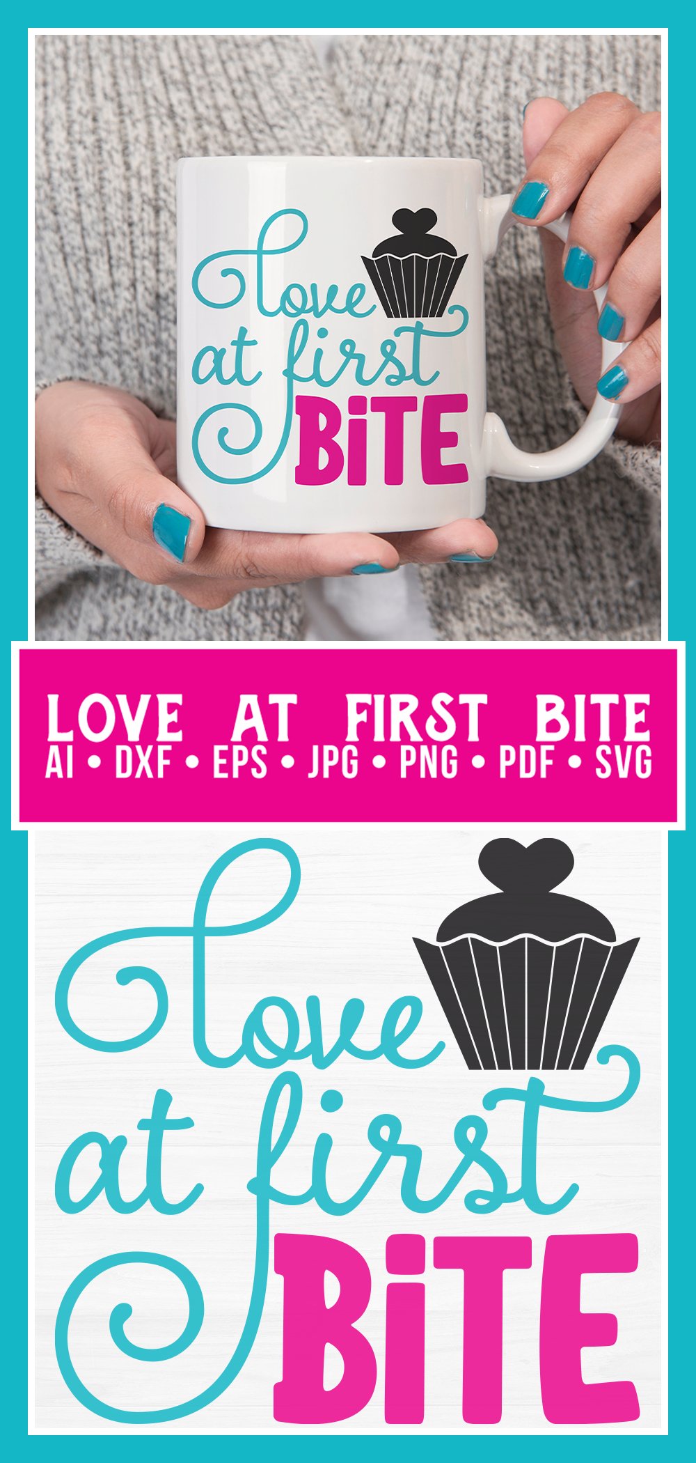 Love at first bite SVG