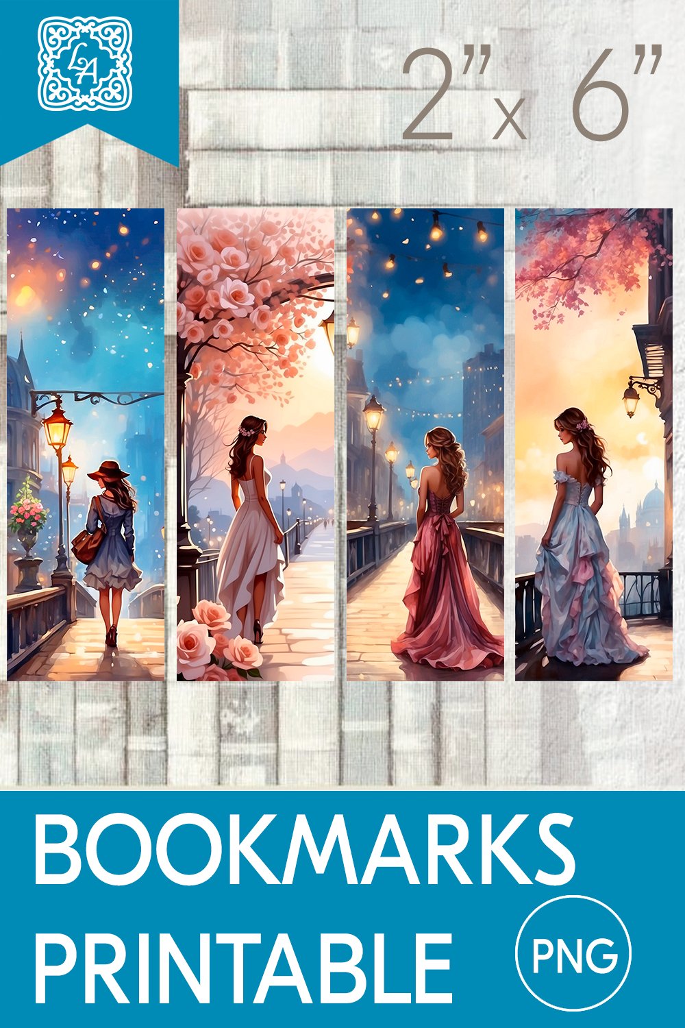 Beautiful Girl Printable Bookmark
