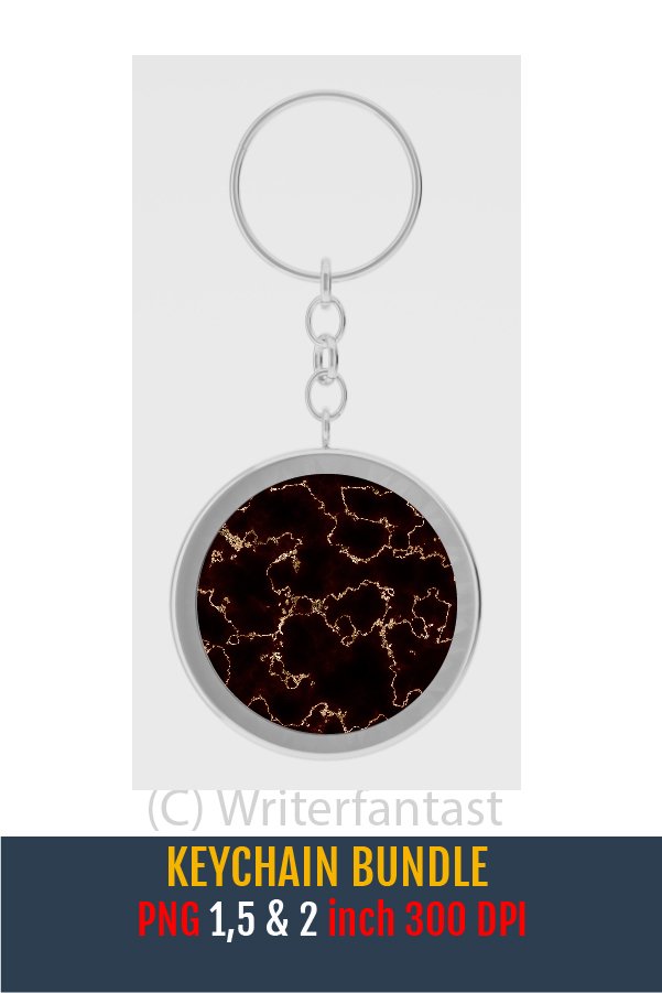 Keychain bundle. Keychain Marble Patterns Bundle. (1367821)